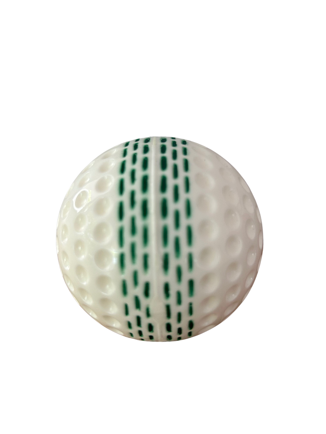 Dimple Ball - White with Green Seam (Dozen) – Bazooka Sports